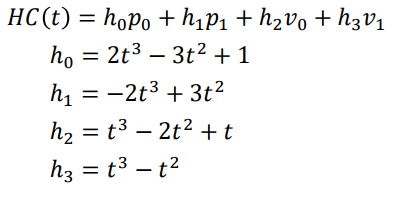 [Python]Spline(곡선)_Parametric Curves - Hermite, Bezier | BH_Note
